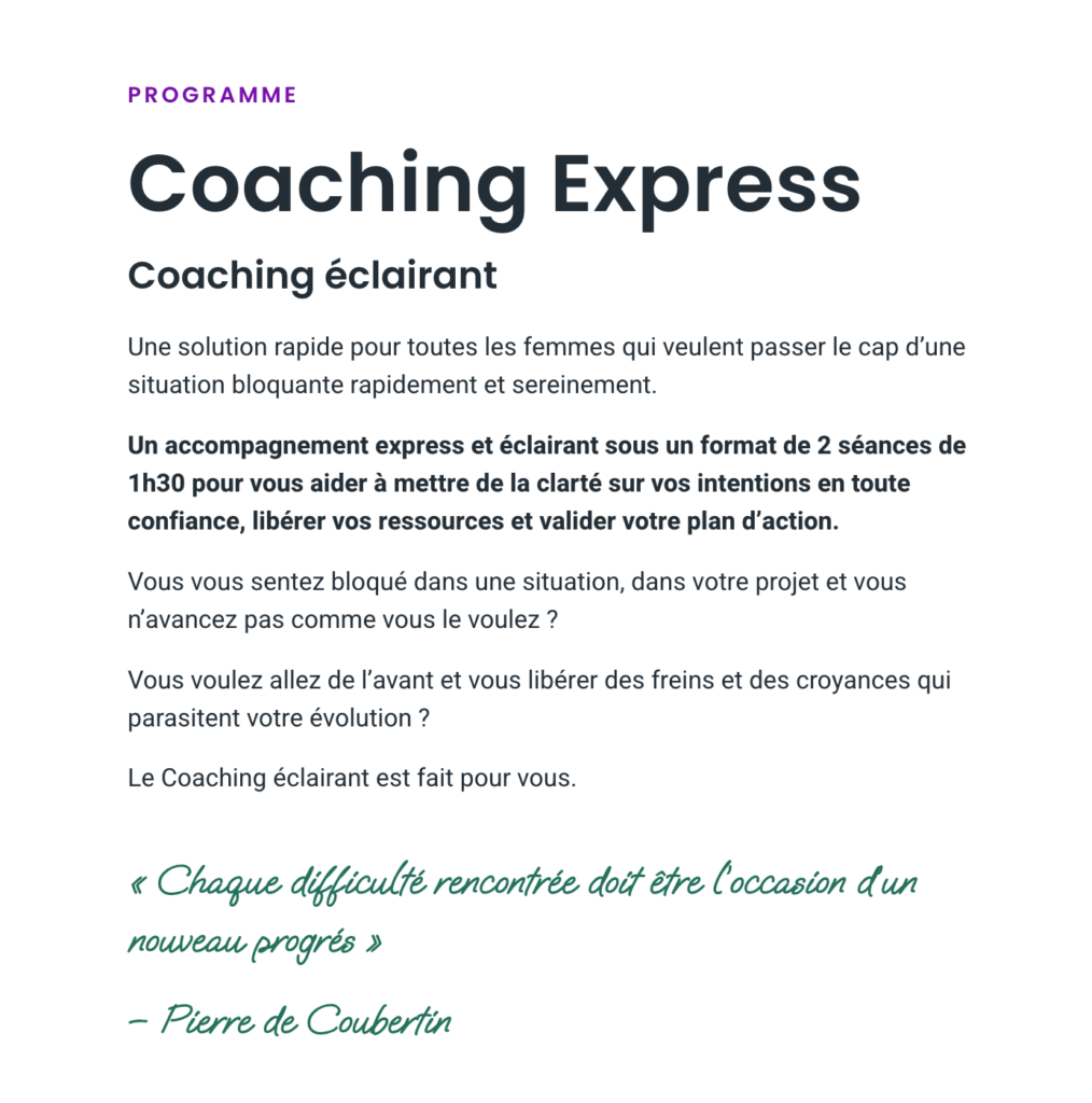 COACHING EXPRESS - ELENVOL